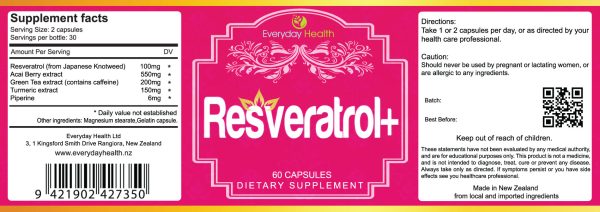 RESVERATROL - Golding Health and Wellness